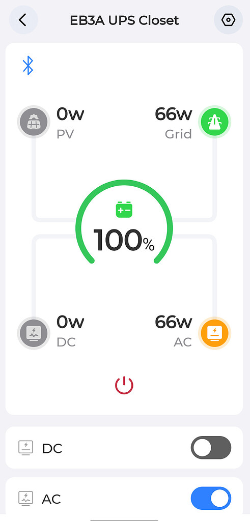 Bluetti App AC in value doesn't match LCD AC in value when on AC power ... Bluetti App AC in value doesn't match LCD AC in value when on AC power ...