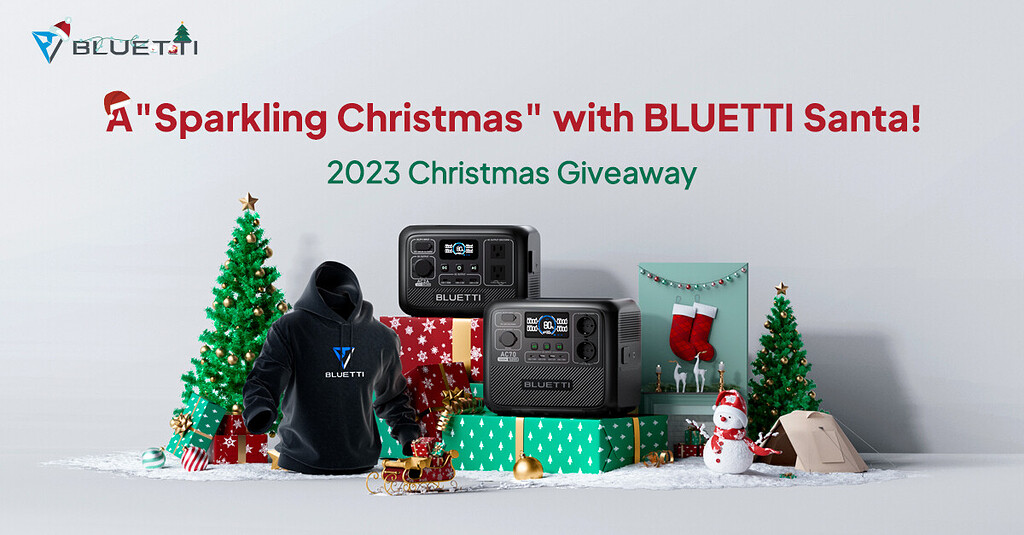 Join "Sparkling Christmas", get a gift from BLUETTI Santa!🎅 - Campaign ...