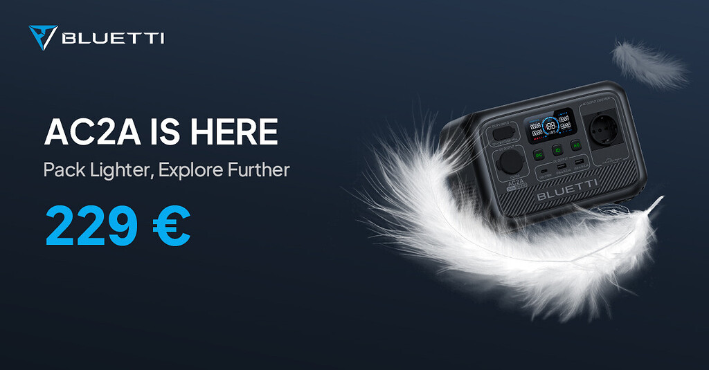 AC2A is finally up for sale at BLUETTI EU - Deals & Giveaways - BLUETTI ...