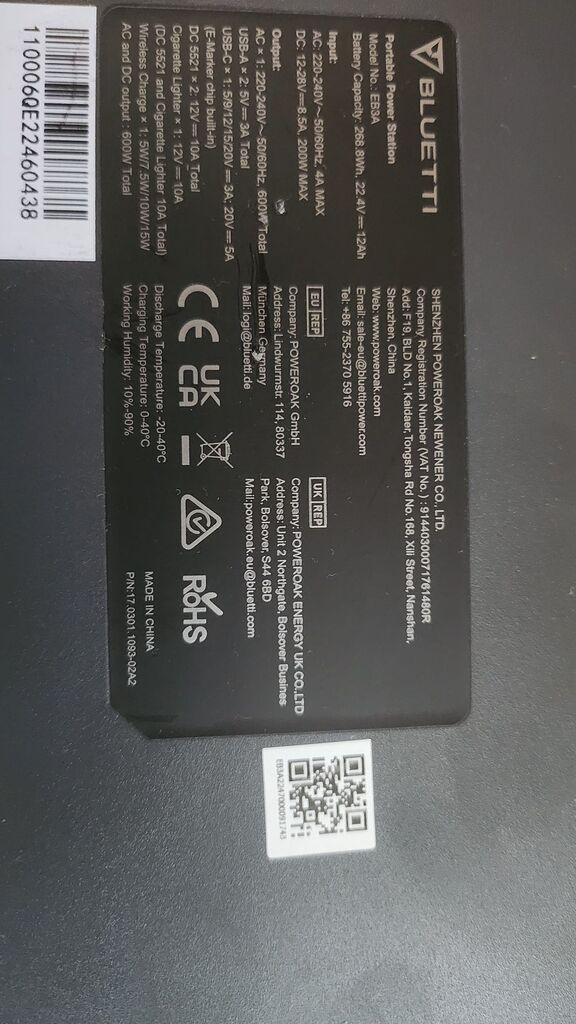 Eb3a overload after few weeks - BLUETTI Elite & EB Series - BLUETTI ...